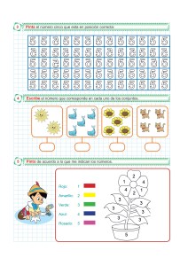 Números del 1 al 9 Primer Grado Matemáticas Fichas para Descargar a ...