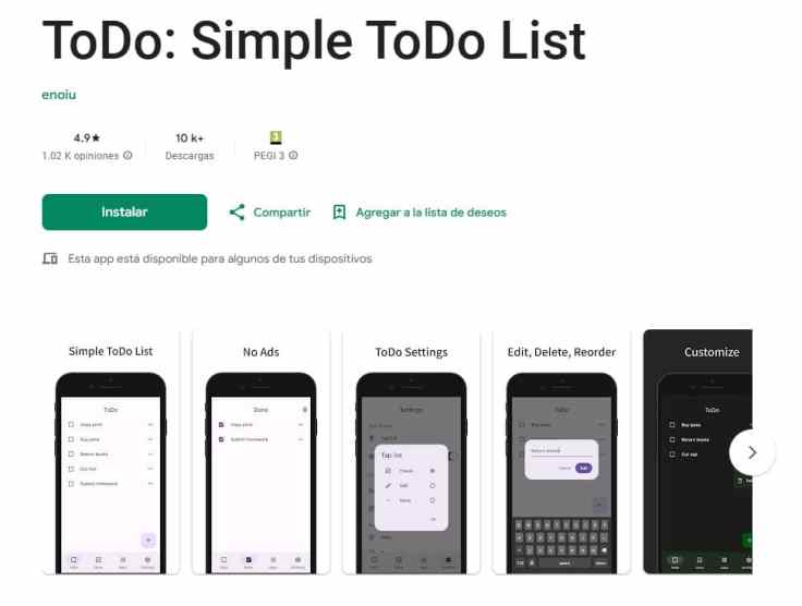 ToDo – La Lista de Tareas en Android sin Anuncios Ideal para Docentes ...